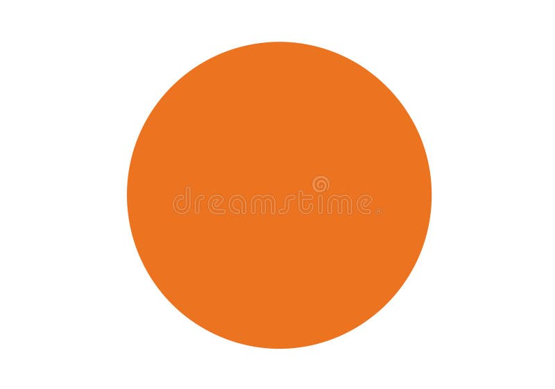 Orange circle clipart stock vector. Illustration of round - 365471572
