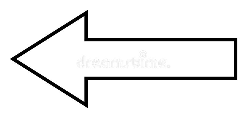Left Pointing Arrow Stock Illustrations – 7,061 Left Pointing Arrow ...