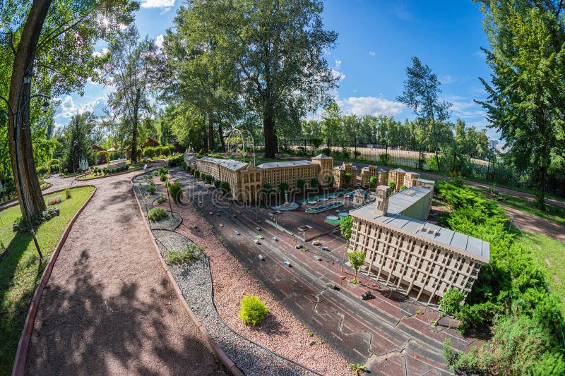 Image Shows a Modern Complex with Multiple Buildings, Characterized by ...