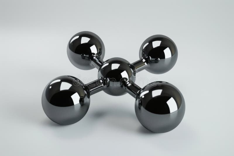 Carbon Dioxide Molecule Structure Stock Illustration - Illustration of ...