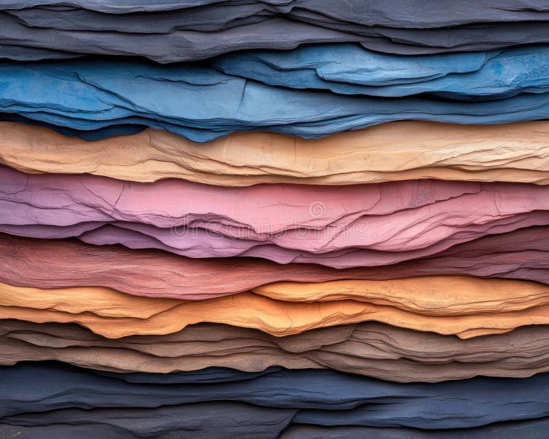 This Image Shows a Multi-layered Composition with Vibrant Colors ...