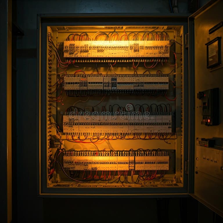 Open Electrical Panel Stock Illustrations – 433 Open Electrical Panel ...