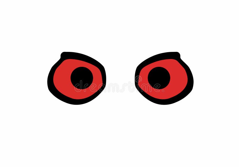 Bat eyes clipart stock illustration. Illustration of intense - 365958813