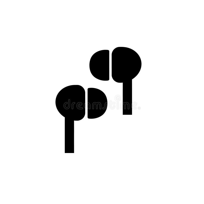 Wireless Earbuds Clipart Stock Illustrations – 115 Wireless Earbuds ...