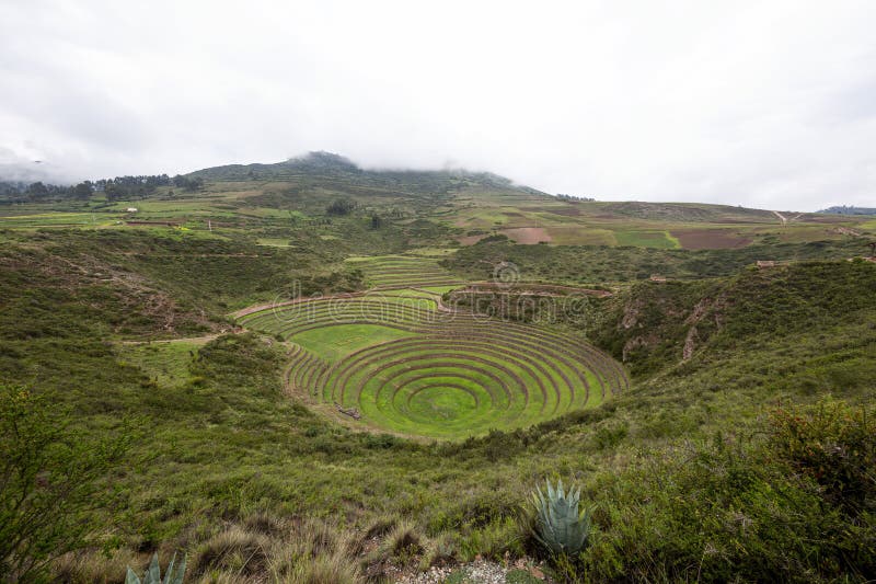 Moray: the Incan Agricultural Laboratory of Concentric Terraces Stock ...