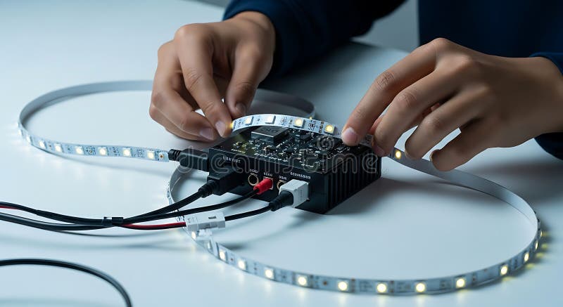 Generated Led Strip Light Setup Stock Photos - Free & Royalty-Free ...