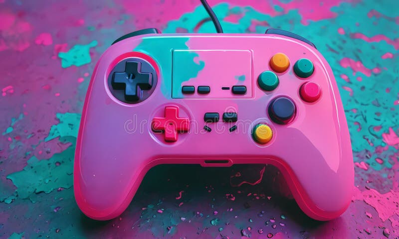 Pink Game Controller Stock Illustrations – 1,985 Pink Game Controller ...