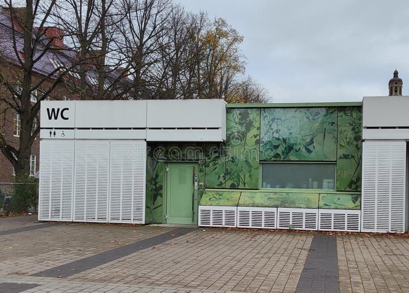 Public Restroom Facility in Malmo Stock Photo - Image of modern, window ...