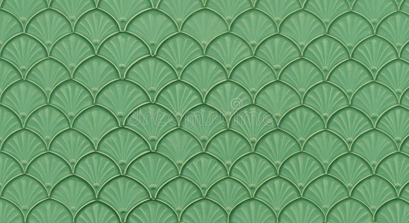 Green scallop texture stock illustration. Illustration of scallop ...