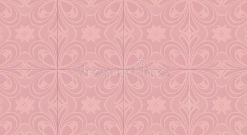 Pink tile texture stock illustration. Illustration of gentle - 385076828