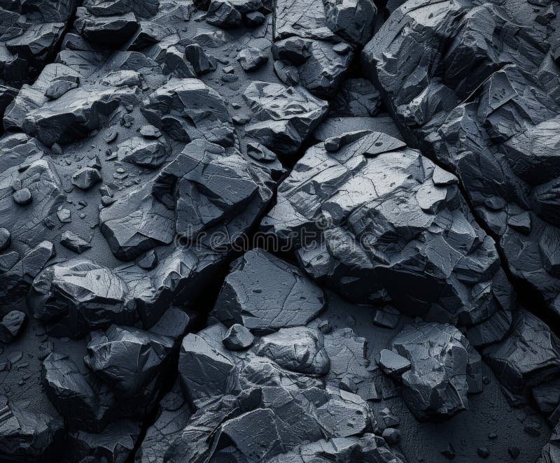 Close Up of a Rock Covered in Small Rocks Stock Illustration ...
