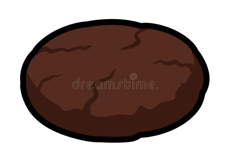 Chocolate cookie clip art stock illustration. Illustration of vector ...