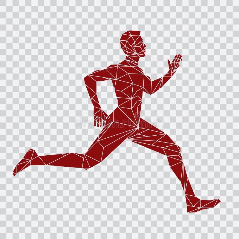 Running Puzzle Man Vector Illustration Stock Illustration ...