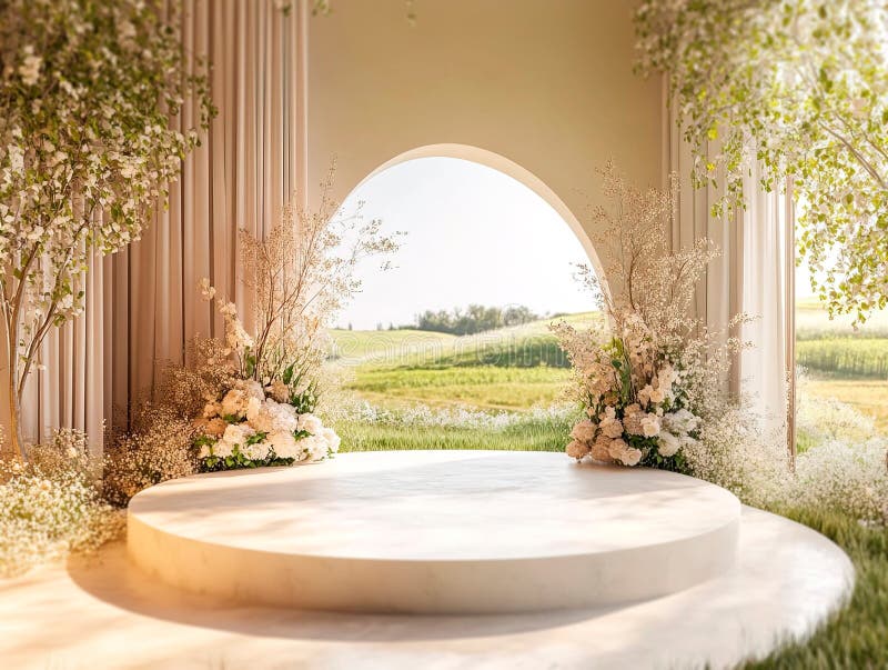 Image Shows a Serene, Open-concept Event Space Blending Indoor and ...