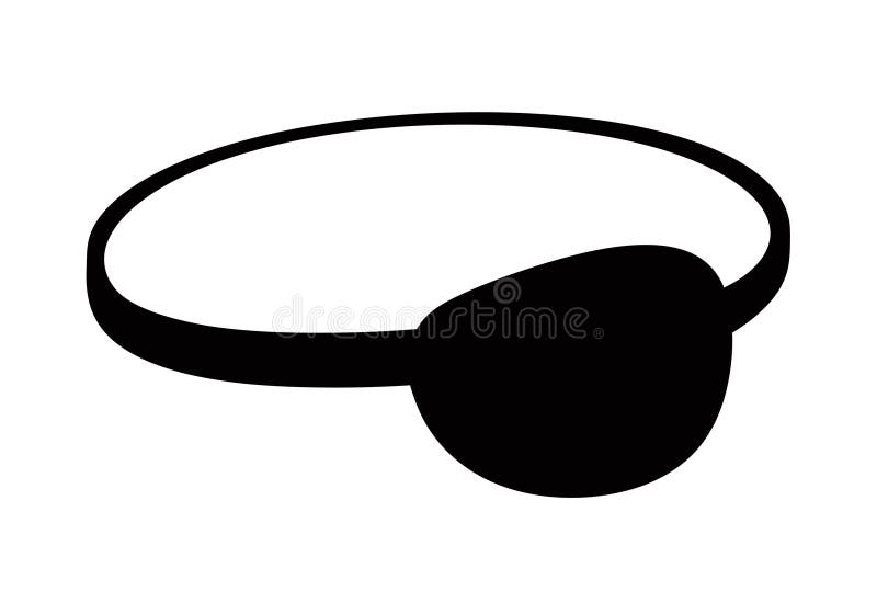 Eye patch clip art stock illustration. Illustration of headgear - 365960177