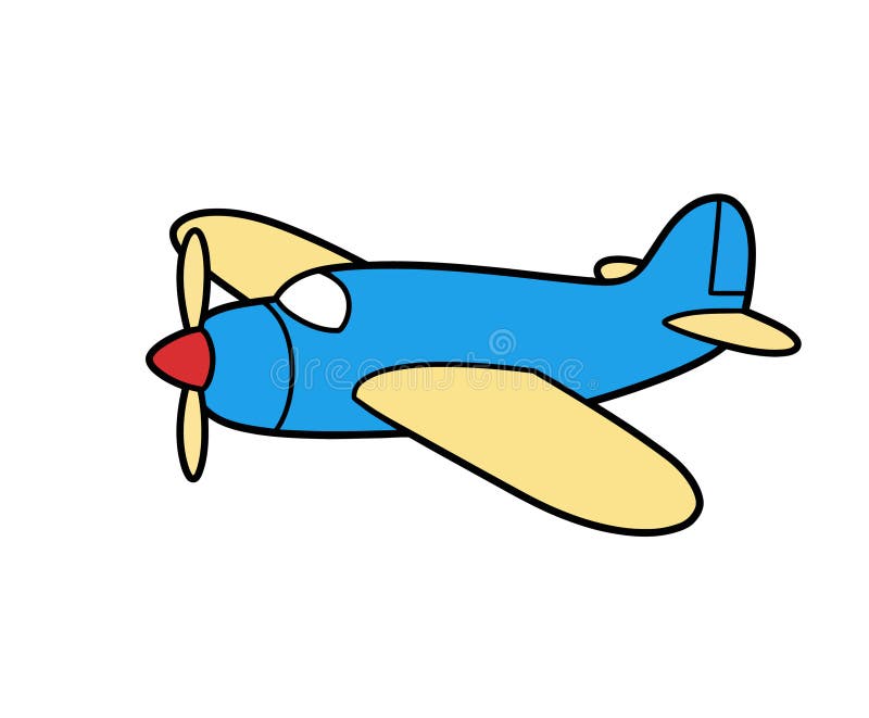 Small airplane clipart stock vector. Illustration of tail - 365241048