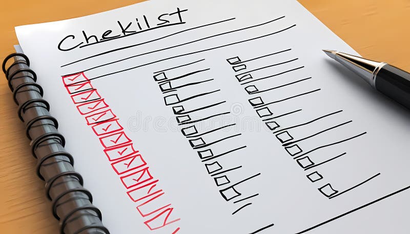 Bound Checklist Stock Illustrations – 225 Bound Checklist Stock ...