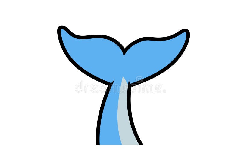 Dolphin tail clipart stock illustration. Illustration of underwater ...