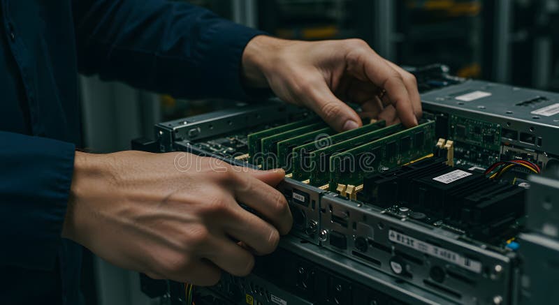 Ai Generated Server Ram Installation Stock Photos - Free & Royalty-Free ...