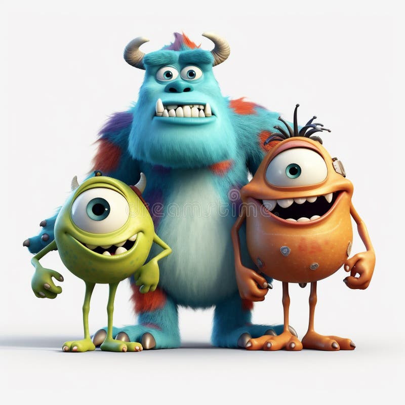 Cartoon Monsters 3d Stock Illustrations – 193 Cartoon Monsters 3d Stock ...