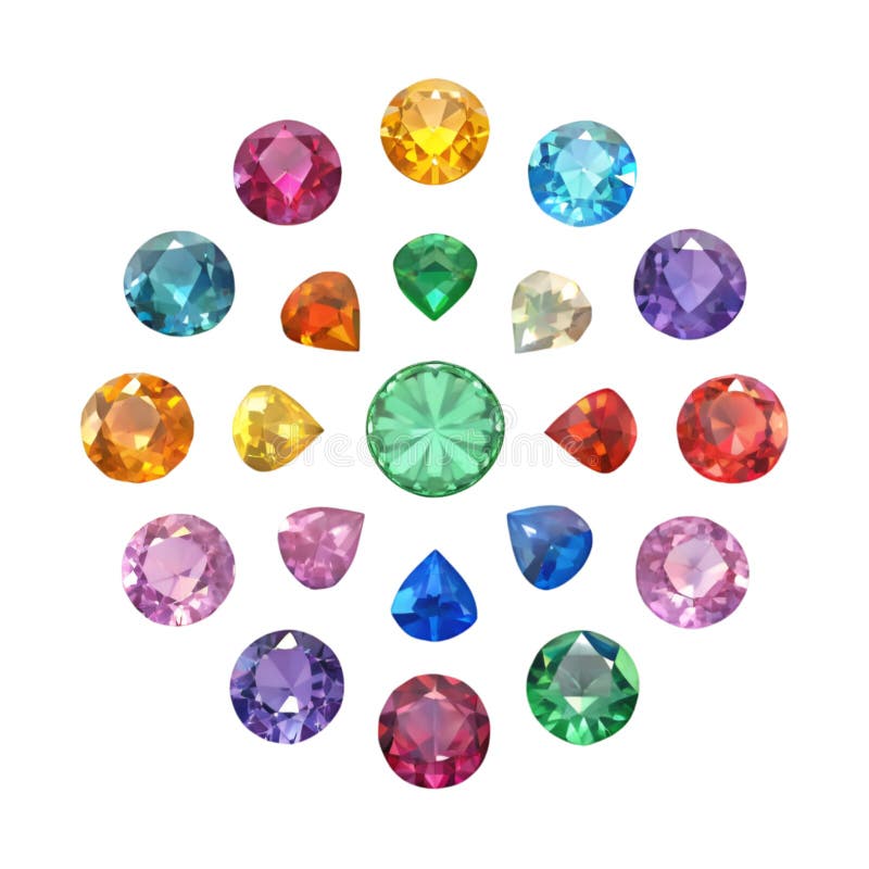 D Gem Icons Stock Illustrations – 5 D Gem Icons Stock Illustrations ...