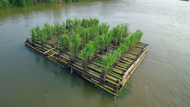 Cultivation Rafts Stock Illustrations – 7 Cultivation Rafts Stock ...