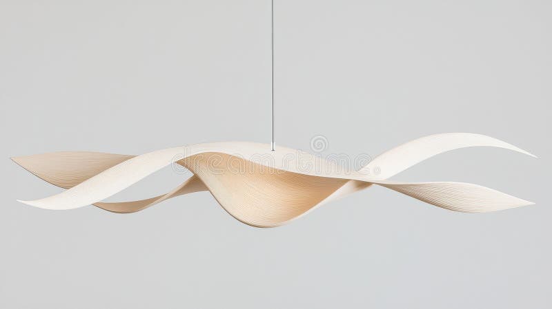 Abstract Light Installation Stock Photo - Image of fluidity, white ...