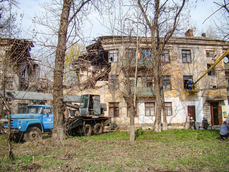 Image Shows Urban Devastation after an Event Like Natural Disaster or ...