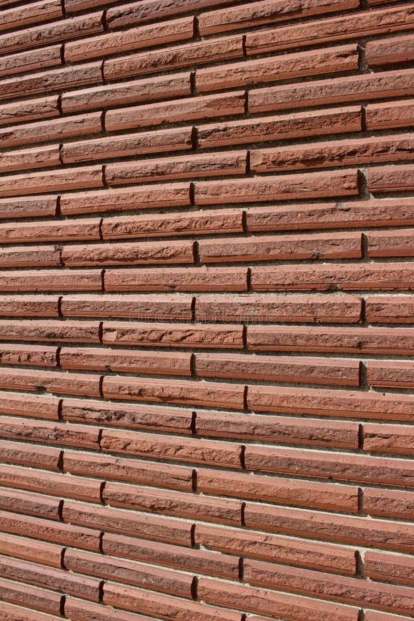 Vintage Rustic Red Color Brick Wall with a 1/3 Offset Brickwork Pattern ...