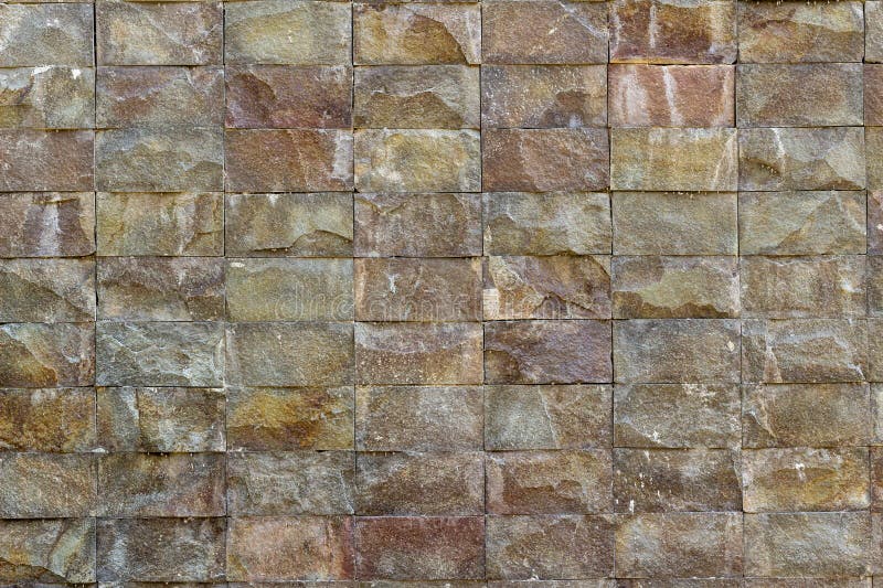 Stone Wall Cladding with Natural Texture Detail Stock Photo - Image of ...
