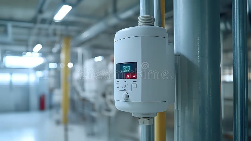 Industrial HVAC Control Panel Stock Illustration - Illustration of ...