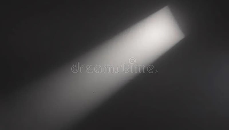 The Image Shows a White Rectangular Shaped Light Shining Down on a Gray ...