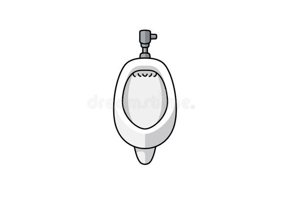 Urinal clip art stock vector. Illustration of public - 364620737