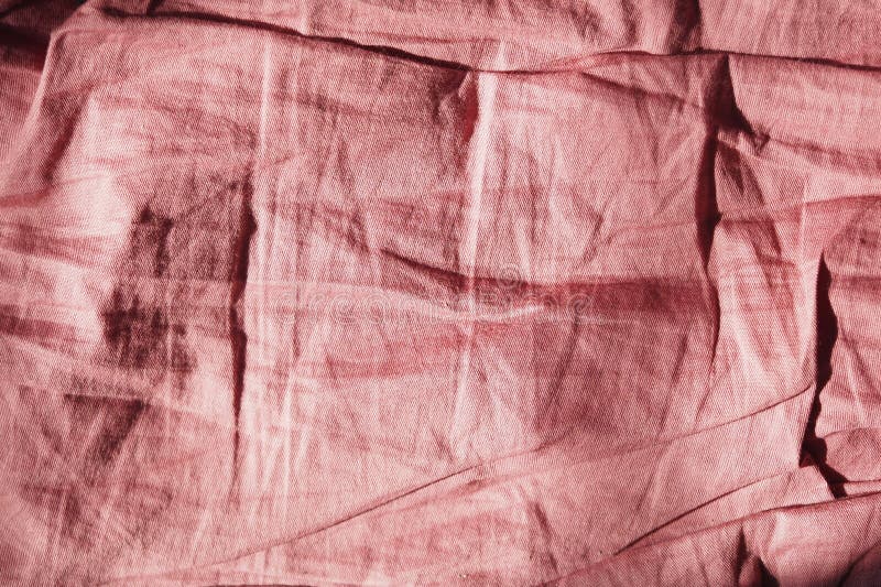 This Image Shows a Wrinkled Red Fabric Background for Textures and ...