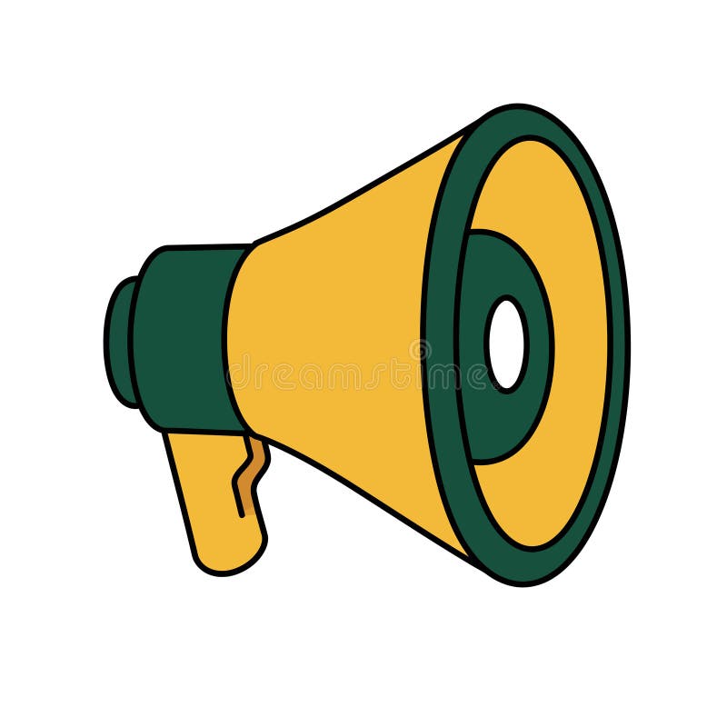 Loud speaker clip art stock vector. Illustration of speaker - 372054883