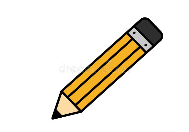 Short pencil clipart stock vector. Illustration of short - 362858864