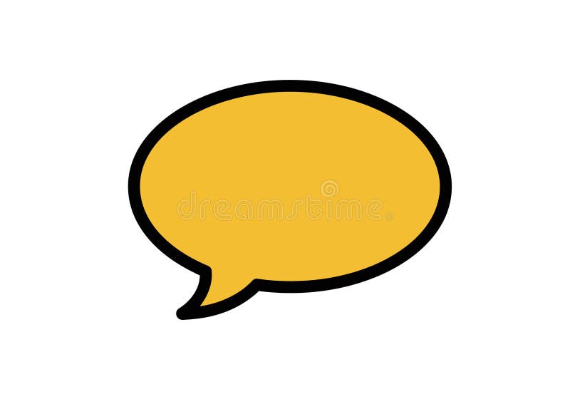 Clip art word bubble stock vector. Illustration of communication ...
