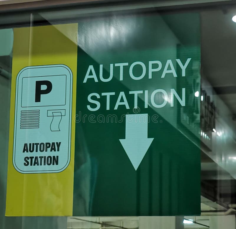 Autopay Station stock photo. Image of coupon, automatic - 185475596