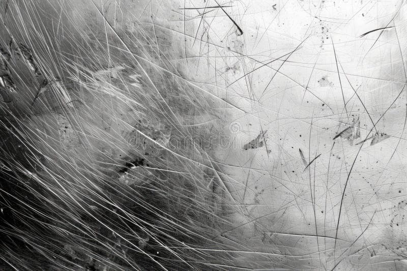 Image of Silver Scratched Old Metal Sheet. Texture for Background Usage ...