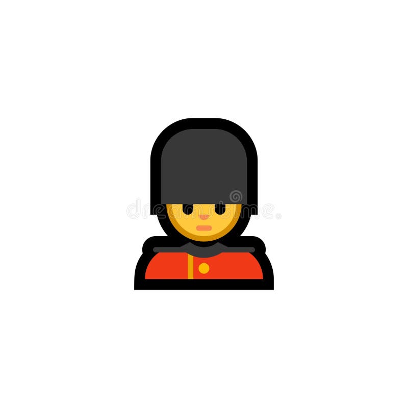 British Guard, Flat Icon, Simple Design Stock Illustration ...