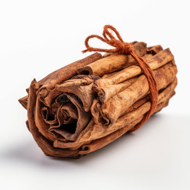 Image of a Single Dried Cinnamon Stick Generative AI Stock Illustration ...