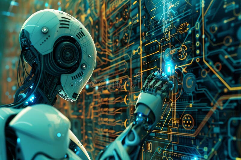 Future Artificial Intelligence Technology Stock Illustrations – 404,407 Future Artificial ...