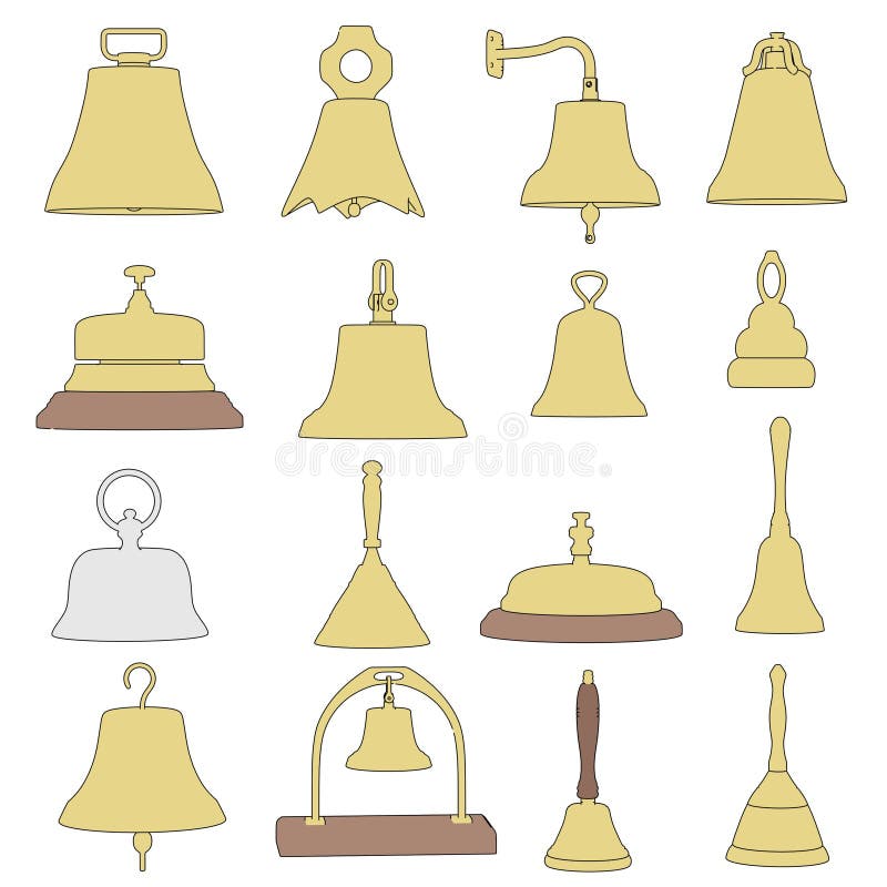 Image of small bells stock illustration. Illustration of collection ...