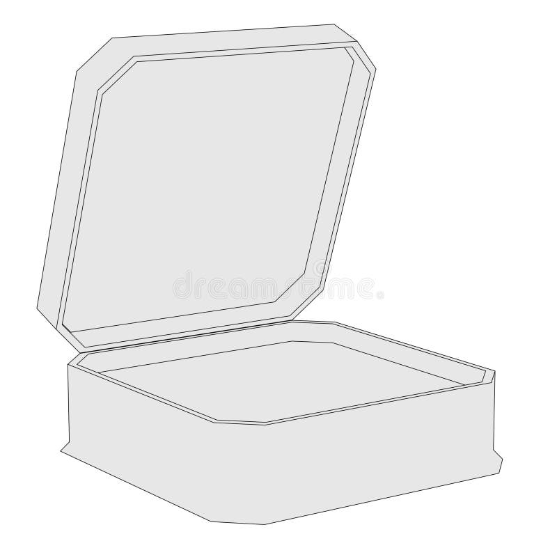 Image of small box stock illustration. Illustration of sketch - 36196228