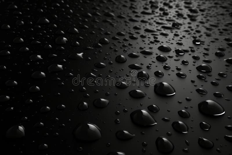 Image of Small Raindrops on Gradient Color Background Generative AI ...