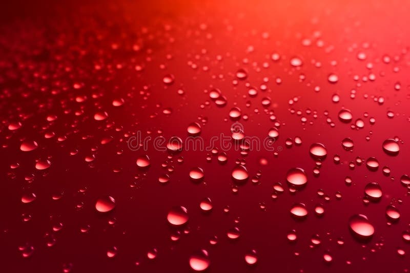 Image of Small Raindrops on Gradient Color Background Generative AI ...