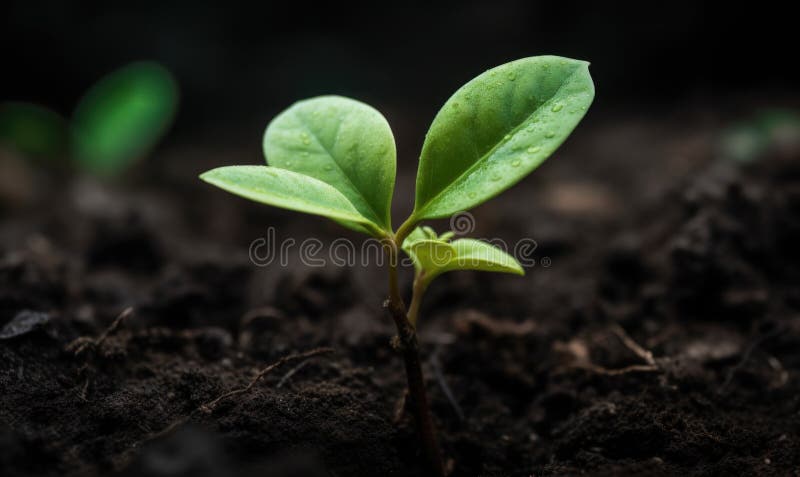 Image of saplings stock illustration. Illustration of life - 276627945