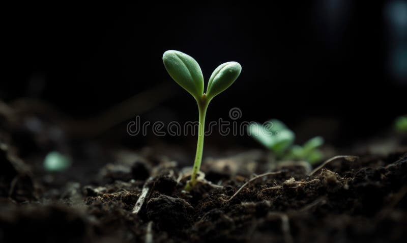 Image of saplings stock illustration. Illustration of botanical - 276628052