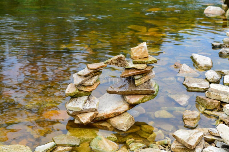 Little stone tower stock image. Image of pyramid, group - 148062039