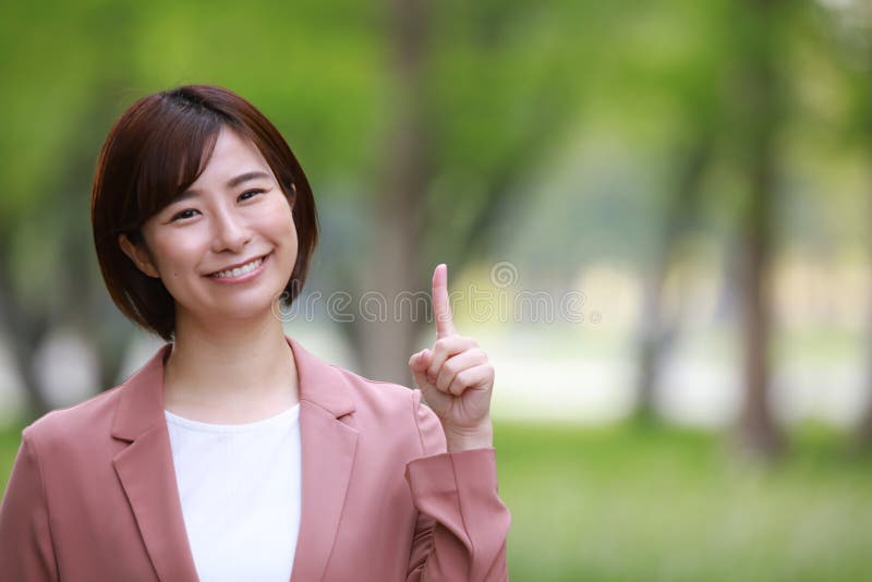 Smile female employee stock photo. Image of fashion - 238942864